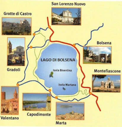 Il lago di Bolsena - In vacanza all'Argentario